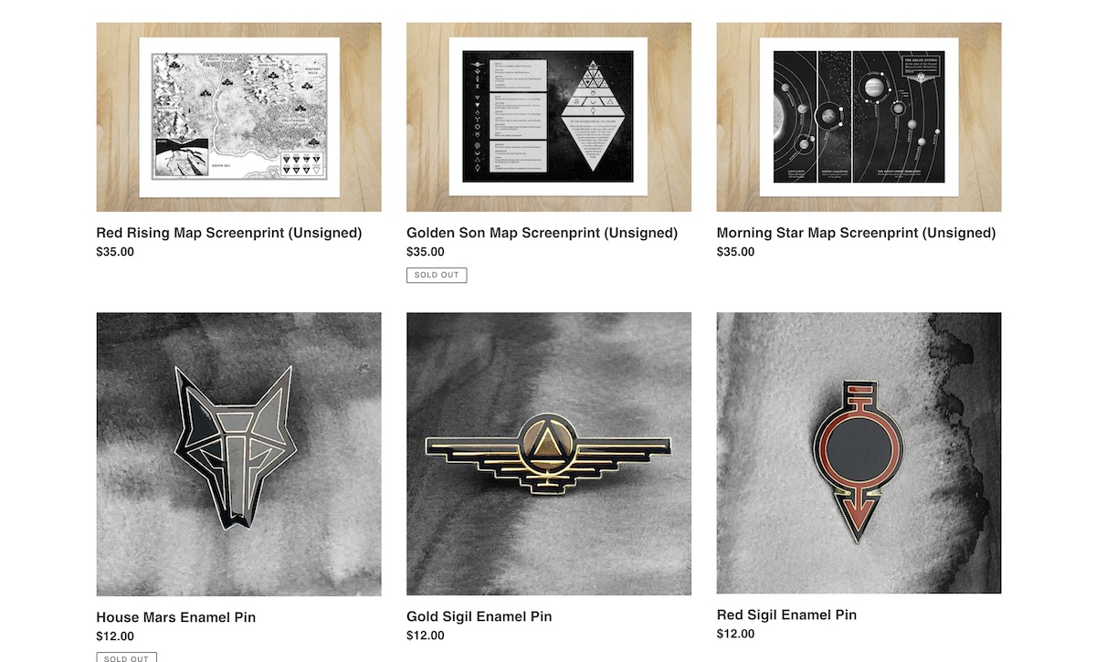 Pierce Brown And Joel Daniel Phillips Are Selling Limited Edition Red ...